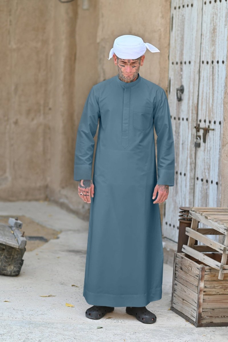 Mens Thobe Kuwaiti Jubba | Qamis | Thawb | Dishdasha |Islamic Clothing