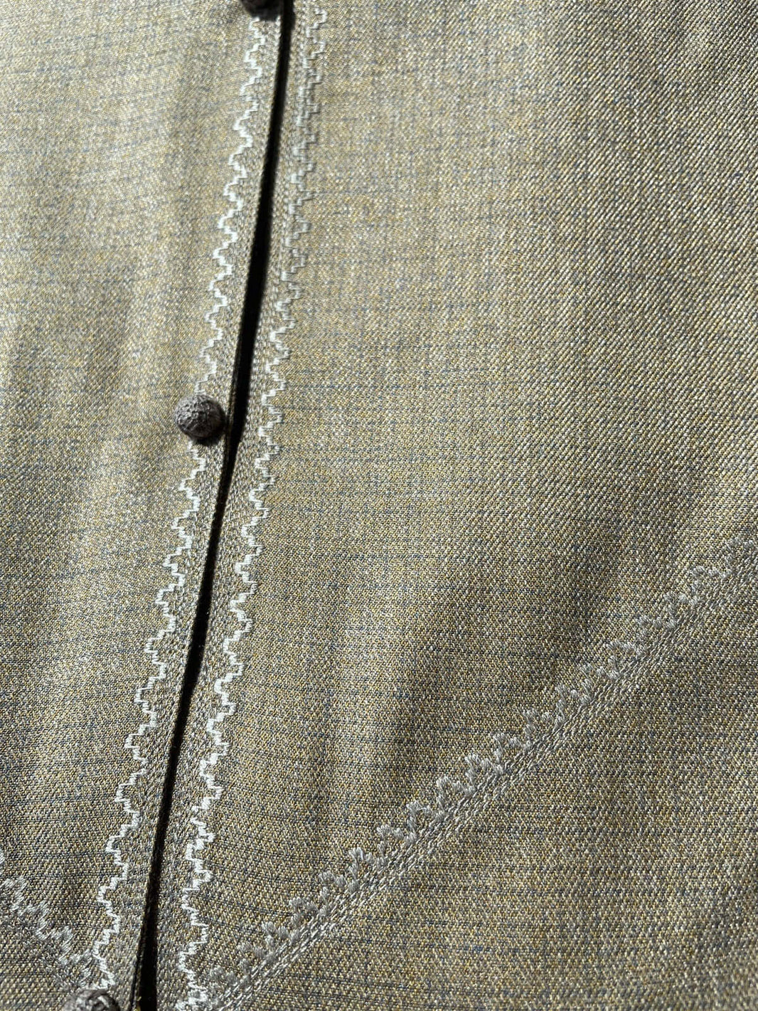 Mens Bronze Cashmere Wool Emirati Thobe